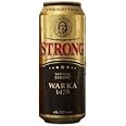 Warka Strong Polish Lager 24 X 500Ml 6.5% Alc : Amazon.co.uk: Grocery