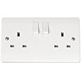 Click Mode 2G 13A Switched Socket White CMA036 : Amazon.co.uk: DIY & Tools