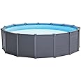 Intex Graphite Gray Panel Pool Set - Panel Wand Aufstellpool - Sehr ...