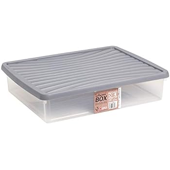 23.5 litre Wham A3 Paper or Card Craft Plastic Storage Box With Lid ...