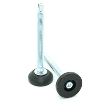 Pack of 10 Adjustable Feet, Threaded Feet, Machine Feet, M8 x 70mm ...