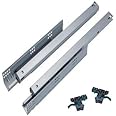 MHS Quadro Telescopic Drawer Channel Slide Runner Bottom Under Mount ...