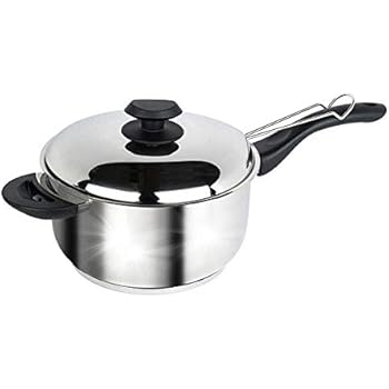 Stainless steel collection 22cm Stainless Steel Chip pan: Amazon.co.uk ...