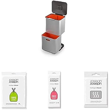 Joseph Joseph IW1 General Waste Bags, Pack of 20, Black, 24-36 L ...