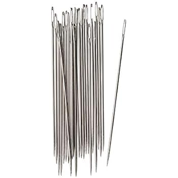 Amazon.de: VBS Nähnadeln 24er-Set 6, 5cm großes EinfädellochSticknadel ...