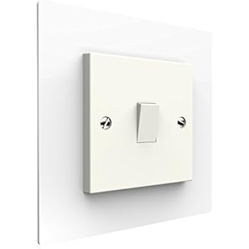 Displaypro Single, Double Light Switch Surround Acrylic Finger Plate ...