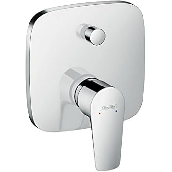 hansgrohe Ecostat S thermostatic mixer with shut-off and diverter valve ...