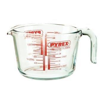 Pyrex Glass Measuring Jug, 1L: Amazon.co.uk: Kitchen & Home