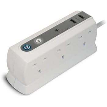 Belkin E-Series 6 Plug SurgeStrip Surge Protected Extension Lead - 3 m ...