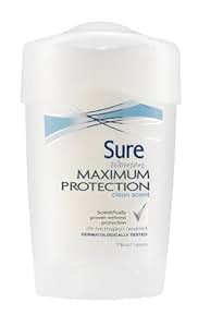 Sure Maximum Protection Cream for Women (3 x 45ml): Amazon.co.uk ...