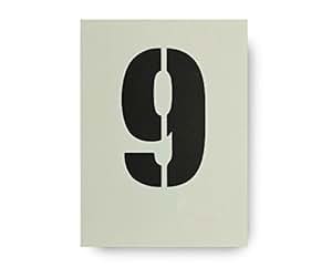 Big Number 9 Stencil 120mm 4 3/4 Inches Tall on Tough Durable Plastic ...