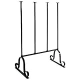 Garden Pride Wellington Boot Rack - Black - Metal - Indoor and outdoor ...