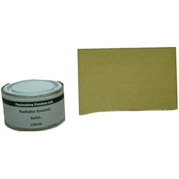 1 x 150ml Gold Heat Resistant Satin Radiator Paint: Amazon.co.uk: DIY ...