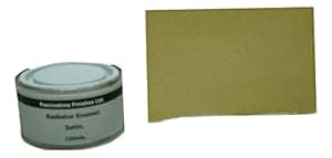 1 x 150ml Gold Heat Resistant Satin Radiator Paint: Amazon.co.uk: DIY ...