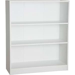 Essentialz Maine Small Extra Deep Bookcase - White with Microfibre HSB ...