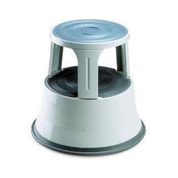 Rolling Kick Step Stool, GRY-Grey: Amazon.co.uk: Kitchen & Home