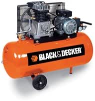 Black and Decker Air Compressor - Portable, with 100 lt belt driven, 2 ...
