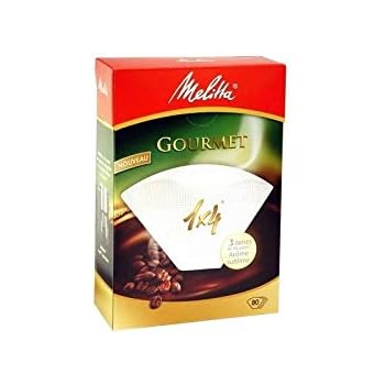 Melitta Original Coffee Filters Size 1x4, 80 Coffee Filters, For Filter ...