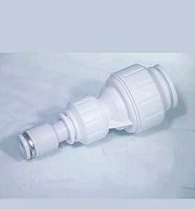 American Fridge Pipe Connector 15mm push fit to 6mm push fit adapters ...