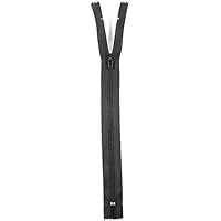 Trimz 15cm (~6inch) Black one Way end Stop Zip with 4mm Teeth x 1Pce, Polyester, 15 cm : Amazon ...