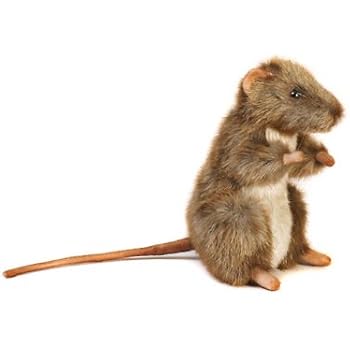 Plush Soft Toy Grey Fat Rat by Hansa. 5579: Amazon.co.uk: Toys & Games