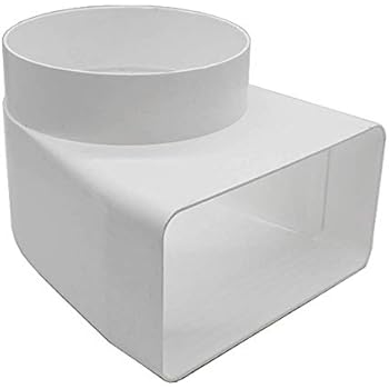 Kair Rectangular Flat Ducting 150mm x 70mm - 1 Metre Length Flat Channel Pipe: Amazon.co.uk: DIY ...