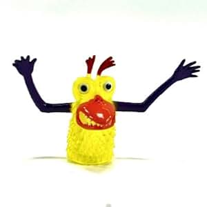 Horray Yellow Monster Finger Puppet: Amazon.co.uk: Kitchen & Home