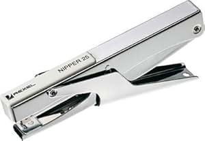 Rexel 03045 Nipper Full Metal Stapler 25 Silver: Amazon.co.uk: Office ...