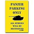 Panzer Parking only Parkplatz parken Panzerkampfwagen Fahrzeug ...