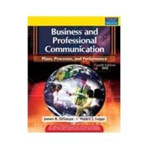 Buy Business and Professional Communications Book Online at Low Prices ...