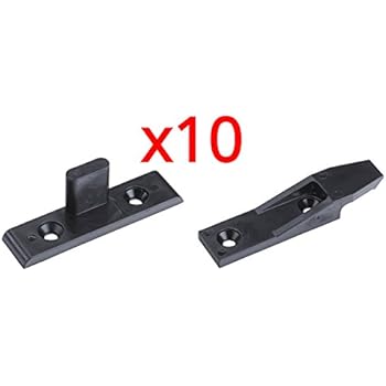 Keku Drop On/Hook On Push in Plinth Fasteners Fittings Press Fit Panel ...