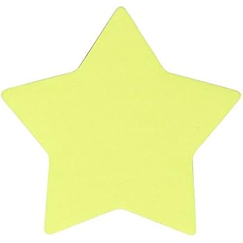 Post-it Super Sticky Notes - Star Shape Pad - 225 Sheets - approx 75 mm ...