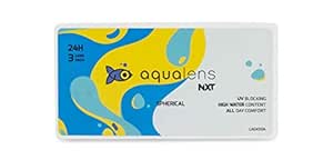 Buy Aqualens 24H NXT Monthly Disposable Soft Contact Lenses for Extended Wear with High Water ...