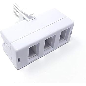 3 Way Triple BT Phone Telephone Splitter Adaptor: Amazon.co.uk: Electronics