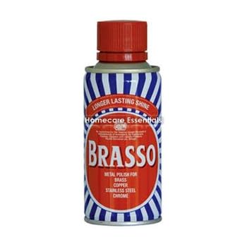 Brasso Liquid Metal Brass Copper Chrome Polish 175ml by Brasso: Amazon ...