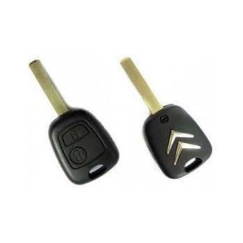 Replacement 2 button key fob case for Citroen C1 C2 C3 C4 C6 Xsara ...