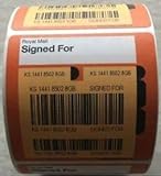ROYAL MAIL SIGNED FOR RECORDED DELIVERY BOOK PLUS 100 SIGNED FOR LABELS ...