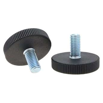 10 Pack Low Profile Adjustable Feet M8x21mm, Low Profile Base, Threaded ...