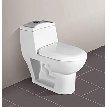 Jaquar Ceramic Wall Hung Commode, 1-Piece, White, FLS-WST-5951: Amazon ...