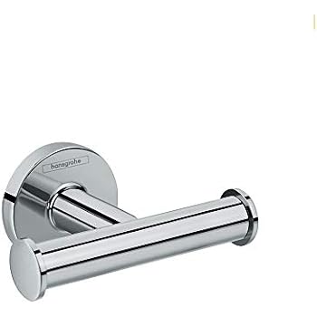 hansgrohe 41725000 Logis Universal Double Towel Hook Bathroom ...