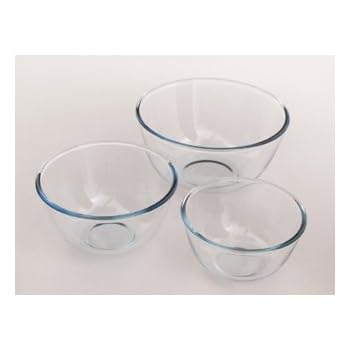 Pyrex Bowl Set, 0.5L/1.0L /2.0L, 3 Piece: Amazon.co.uk: Kitchen & Home