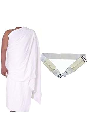Mens Ihram Ehram Ahram HAJJ Belt Umrah Umrah Dress Pilgrimage: Amazon ...