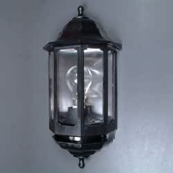 ASD 60W Coach Lantern Outdoor Light with PIR - Black : Amazon.co.uk ...