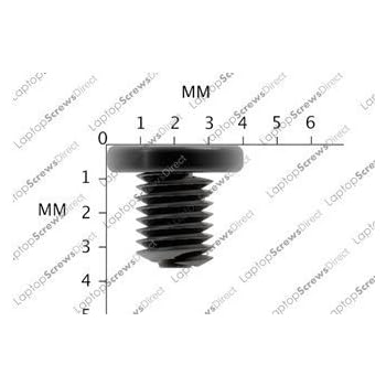 12 Pack of M2 x 3mm Small Laptop Screws Black Zinc: Amazon.de: Computer ...