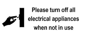 Please turn off the electrical appliances when not in use - Information ...
