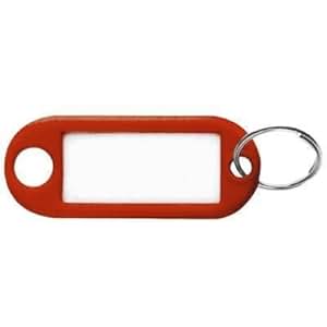 50 Red Key Tags 2" x 1": Amazon.co.uk: DIY & Tools