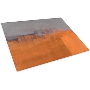 Large Glass Worktop Saver - Orange - 50 x 40cm: Amazon.co.uk: Kitchen ...