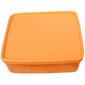 Buy Tupperware Square Away Container Set, 13.8cm, Set of 2, Orange ...