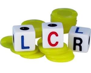 lcr - centro destra a sinistra - famiglia gioco dei dadi - giallo-LCR ...