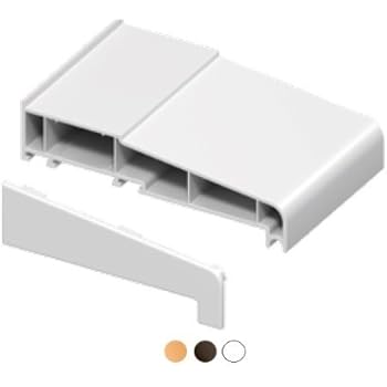 White UPVC End Caps for Windows and Door Cills/Pair External Sill Caps ...
